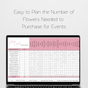 Flower Shop Business Templates, Florist Business Planner, Floral ...