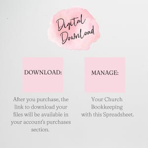 Church Bookkeeping Template Excel Spreadsheet, Church Accounting ...