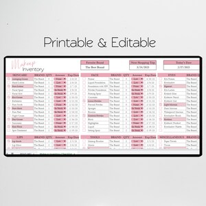 Makeup Inventory Management, Makeup Artist, Makeup Planner, Makeup ...