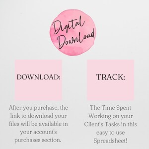 Client Time Tracker Excel Spreadsheet, Client Management Google Sheets ...