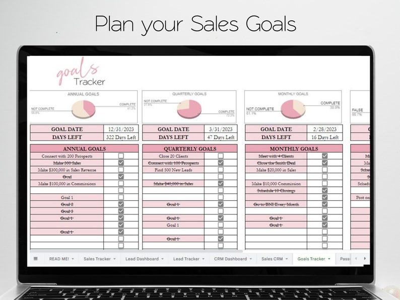 Sales Manager Template Excel Spreadsheet, Sales Account Planning ...