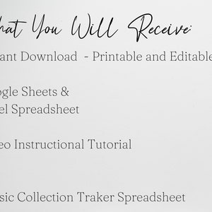 Music Collection Tracker Excel Spreadsheet, Music Tracker Google Sheets ...
