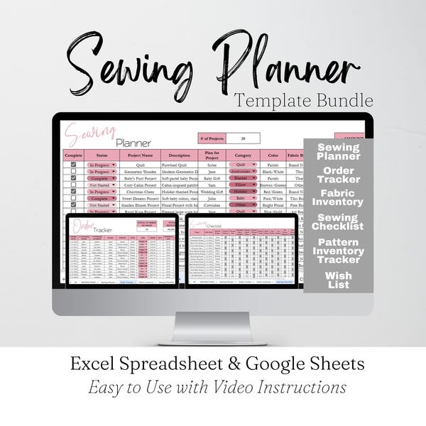 Sewing Planner - Etsy