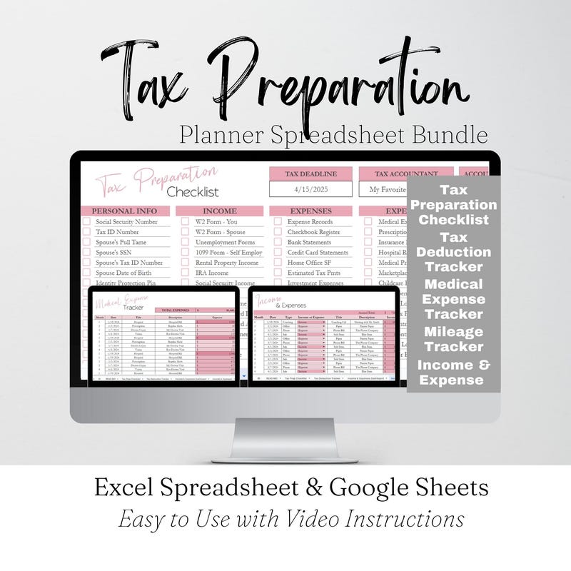 2026 Tax Organizer - Etsy