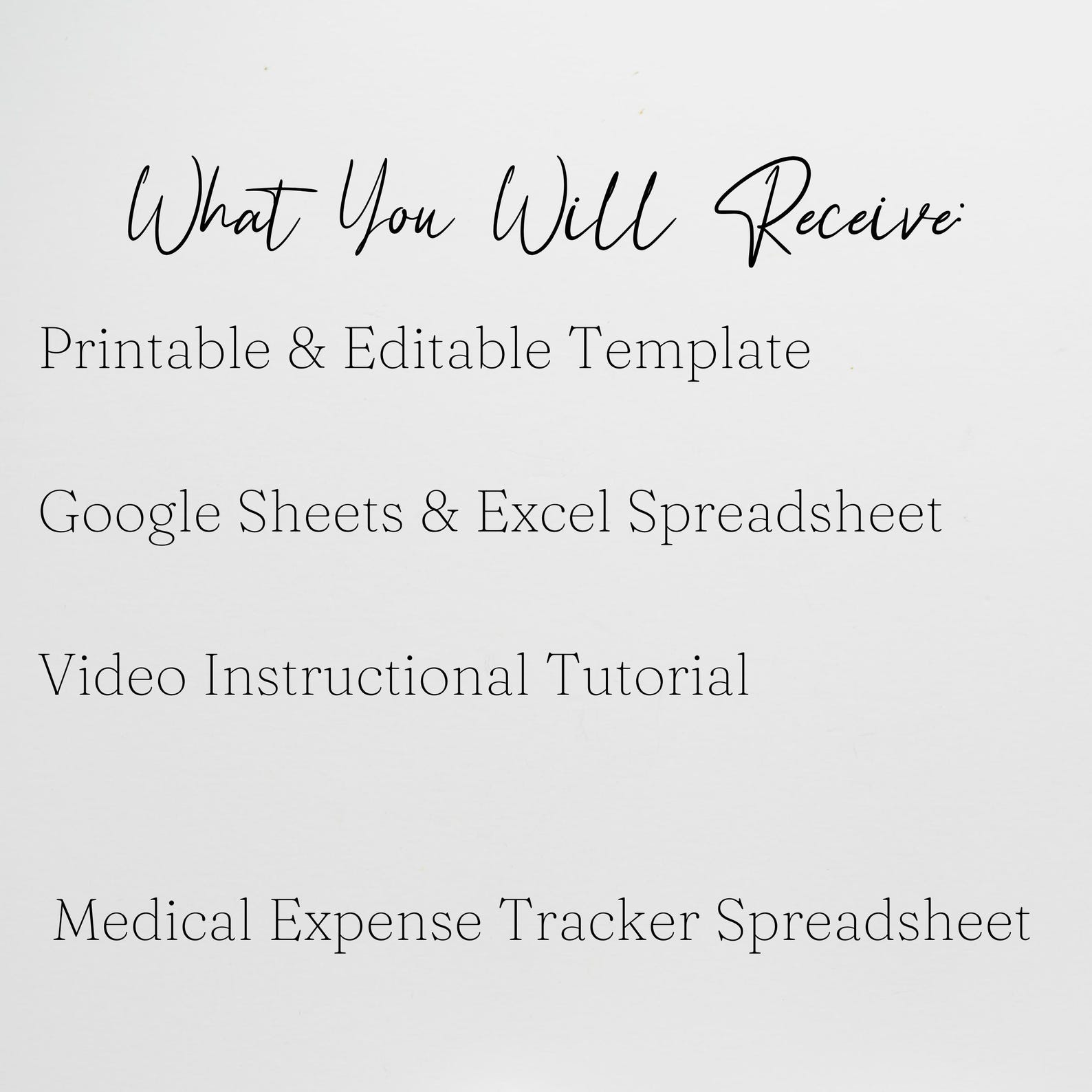 Medical Expense Tracker, Tax Deductions Tracking Sheet, HSA Tracker FSA, Medical Spreadsheet ...
