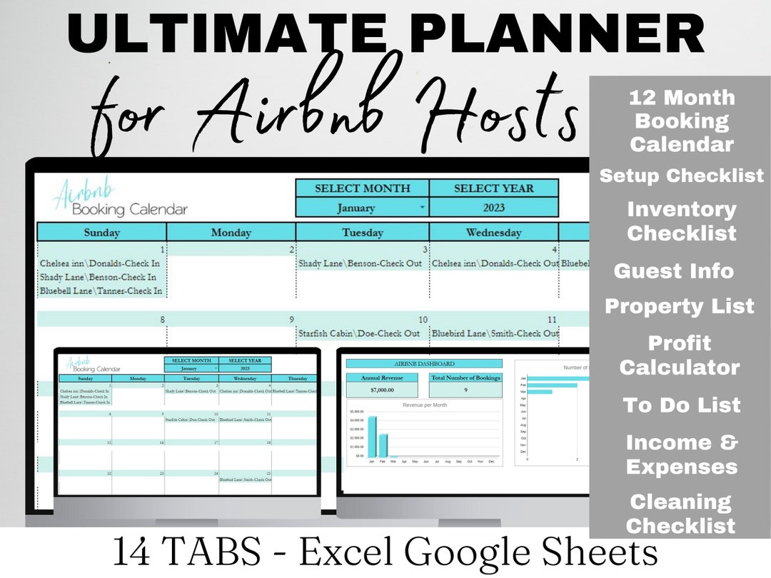 Short Term Property Rental Bundle, Host Template, Vacation Home Rental ...