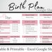 Bucket List Template Excel Spreadsheet, Bucket List Journal, Bucket ...
