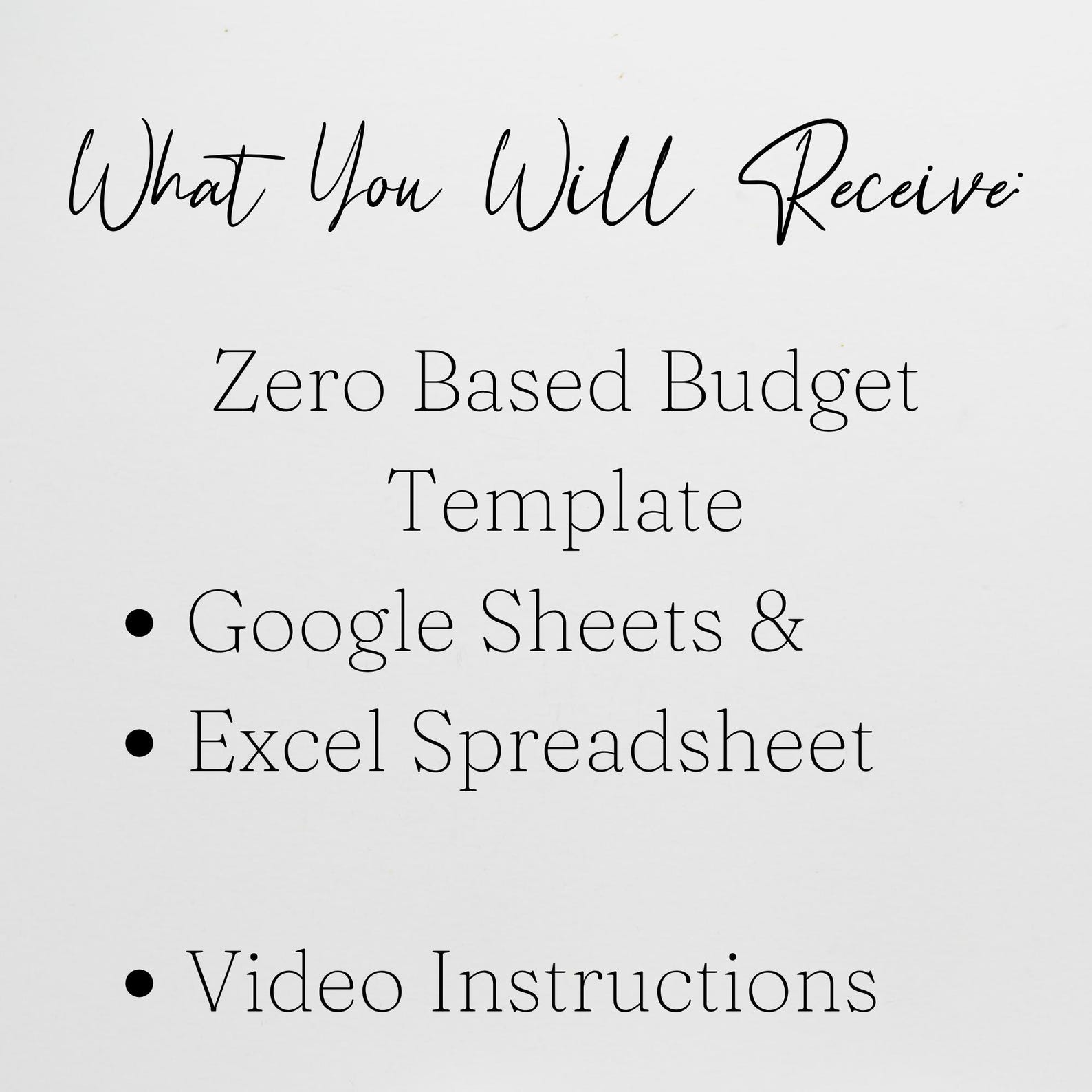 Zero Based Budget Excel Spreadsheet, Google Sheets Budget Template ...