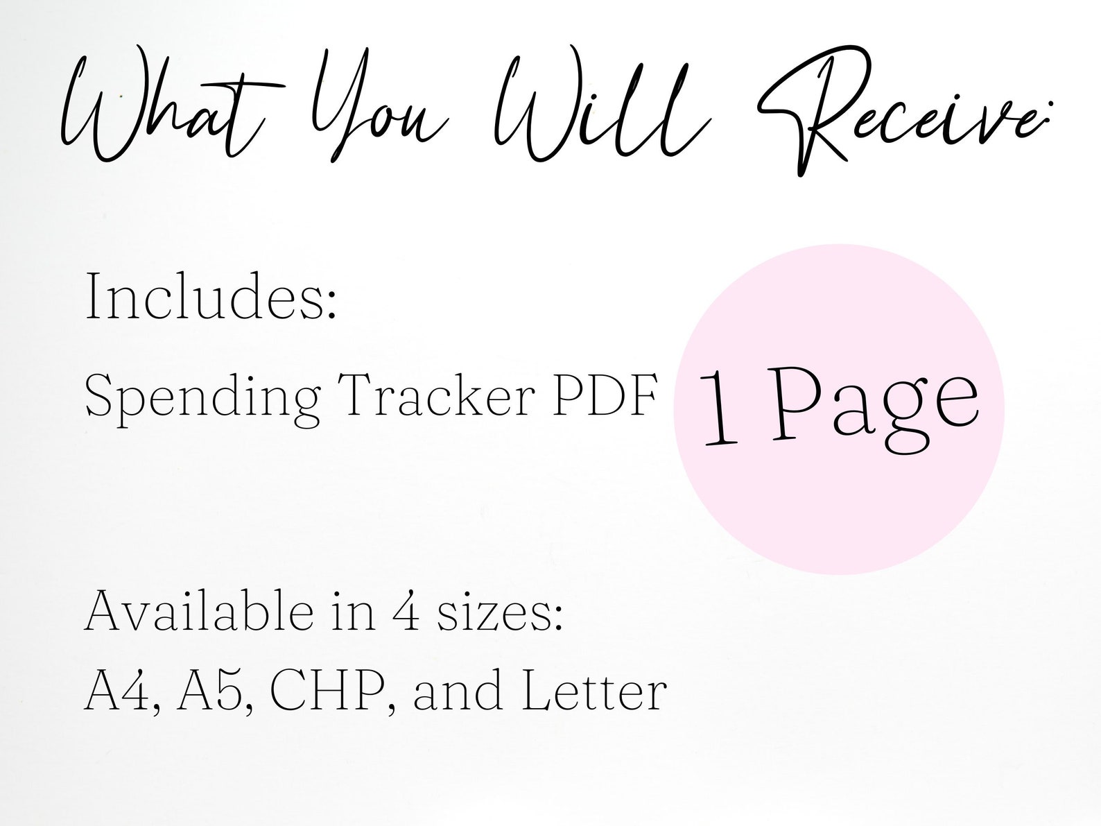 Spending Tracker Template, Spending Tracker Printable, Spending Tracker ...
