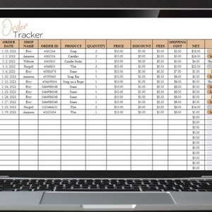 Order Tracker Excel, Order Tracker Google Sheets, Order Tracker ...