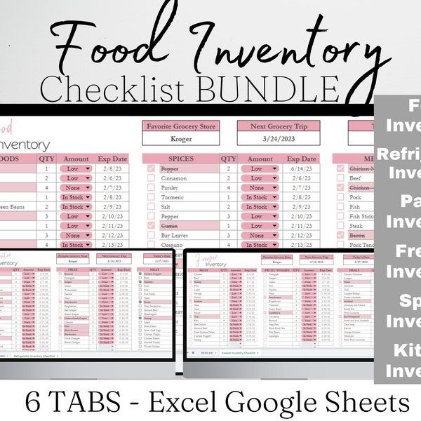 Inventory Template - Etsy
