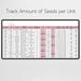 Seed Inventory Tracker, Garden Seeds Organization, Seed Starting, Seed ...