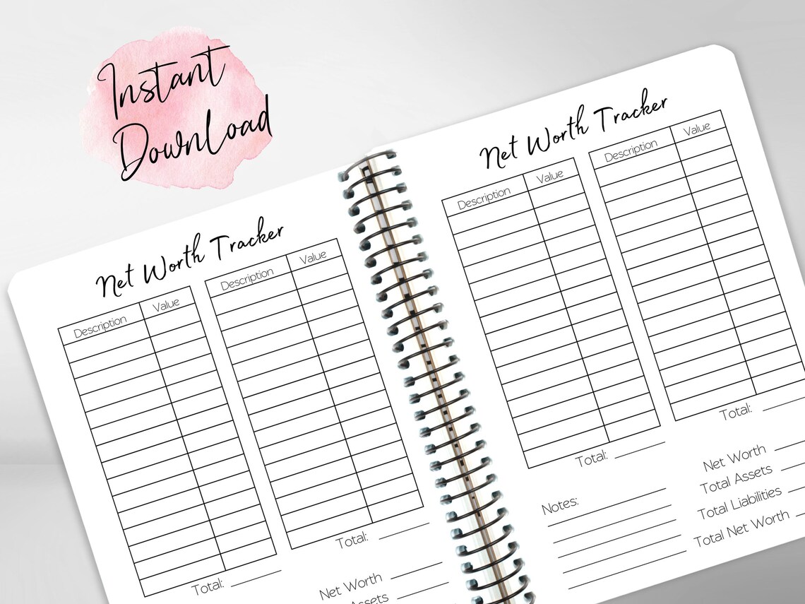 Net Worth Tracker Net Worth Template Networth Template - Etsy Net Worth Tracker Net Worth Template Networth Template - Etsy