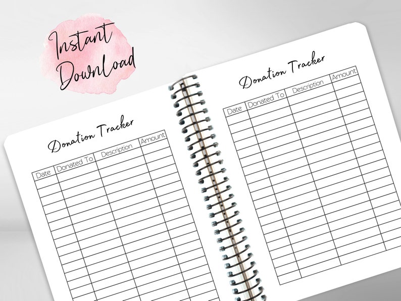 Donation Tracker, Donation Template, Donations Template, Donations ...