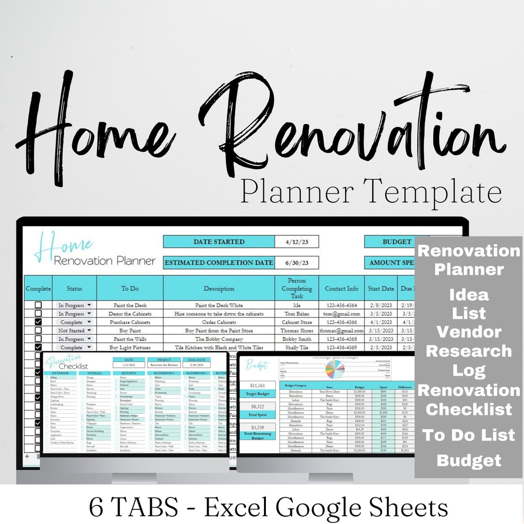 Home Remodel Planner, Remodeling Budget, Home Project Interior Design ...