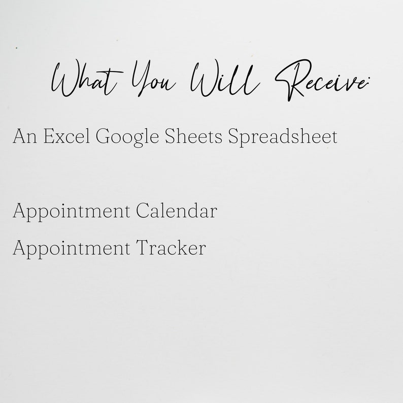 Appointment Tracker Google Sheets, Appointment Template, Appointment ...