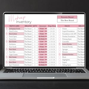Makeup Inventory Management, Makeup Artist, Makeup Planner, Makeup ...