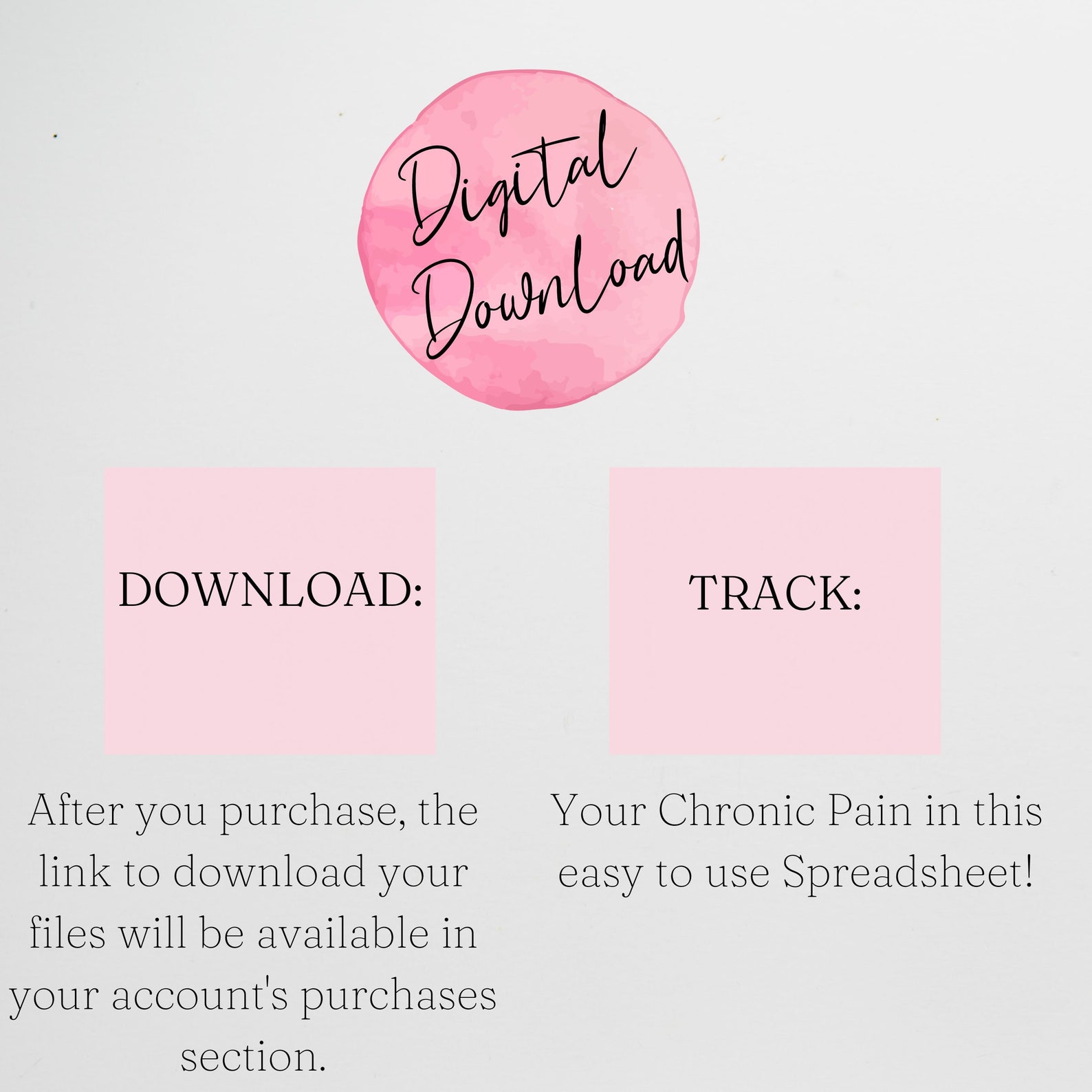 Chronic Pain Tracker Excel Spreadsheet, Chronic Pain Journal Template ...