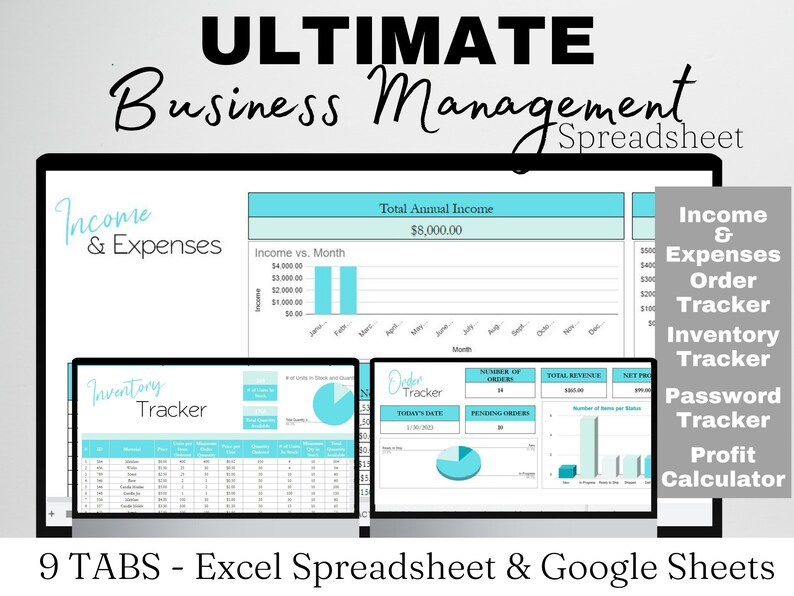 Small Business Management Bundle Business Plan Template - Etsy