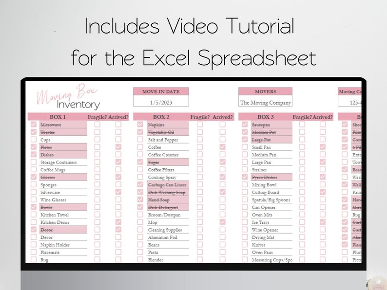 Moving Planner Checklist Bundle Moving Template Moving - Etsy