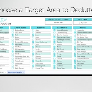 Decluttering Checklist, Decluttering List, Decluttering Guide ...