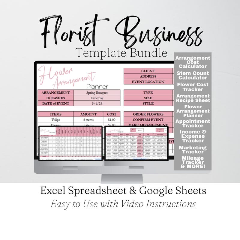 Florists Bundles Templates - Etsy