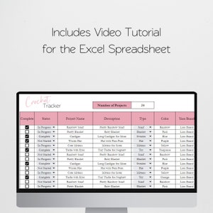Crochet Planner, Crochet Tracker, Crochet Project Planner, Crochet ...