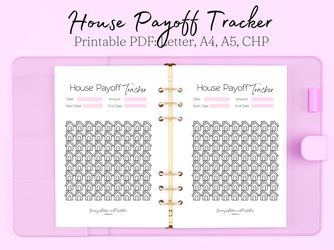 House Pay off Tracker, House Payoff Tracker, House Payment Tracker ...