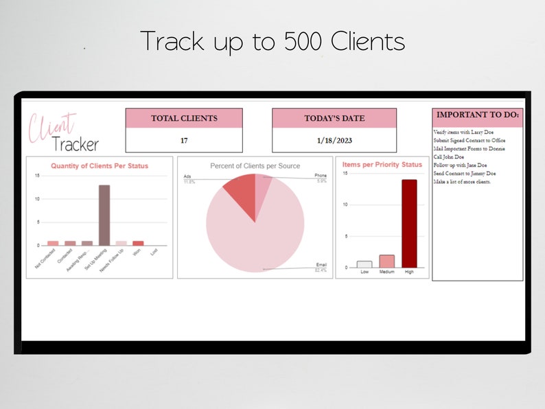 Client Tracker Excel, Client Tracker Google Sheets, Client Tracker ... Client Tracker Excel, Client Tracker Google Sheets, Client Tracker ...