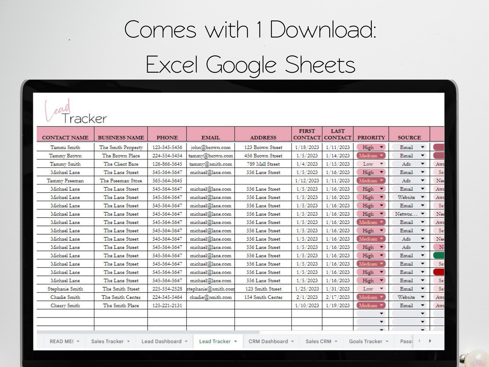 Sales Manager Template Excel Spreadsheet, Sales Account Planning ...