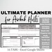 Bucket List Template Excel Spreadsheet, Bucket List Journal, Bucket ...