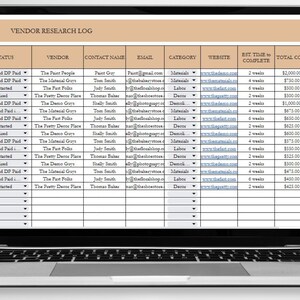 Home Improvement Planner Template, Home Remodel Planner Budget, Home ...