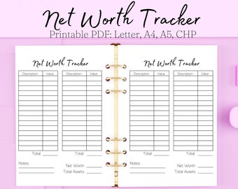 Networth Tracker - Etsy