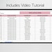 Tithe Tracker Excel Spreadsheet, Tithes and Offerings Tracking, Church ...