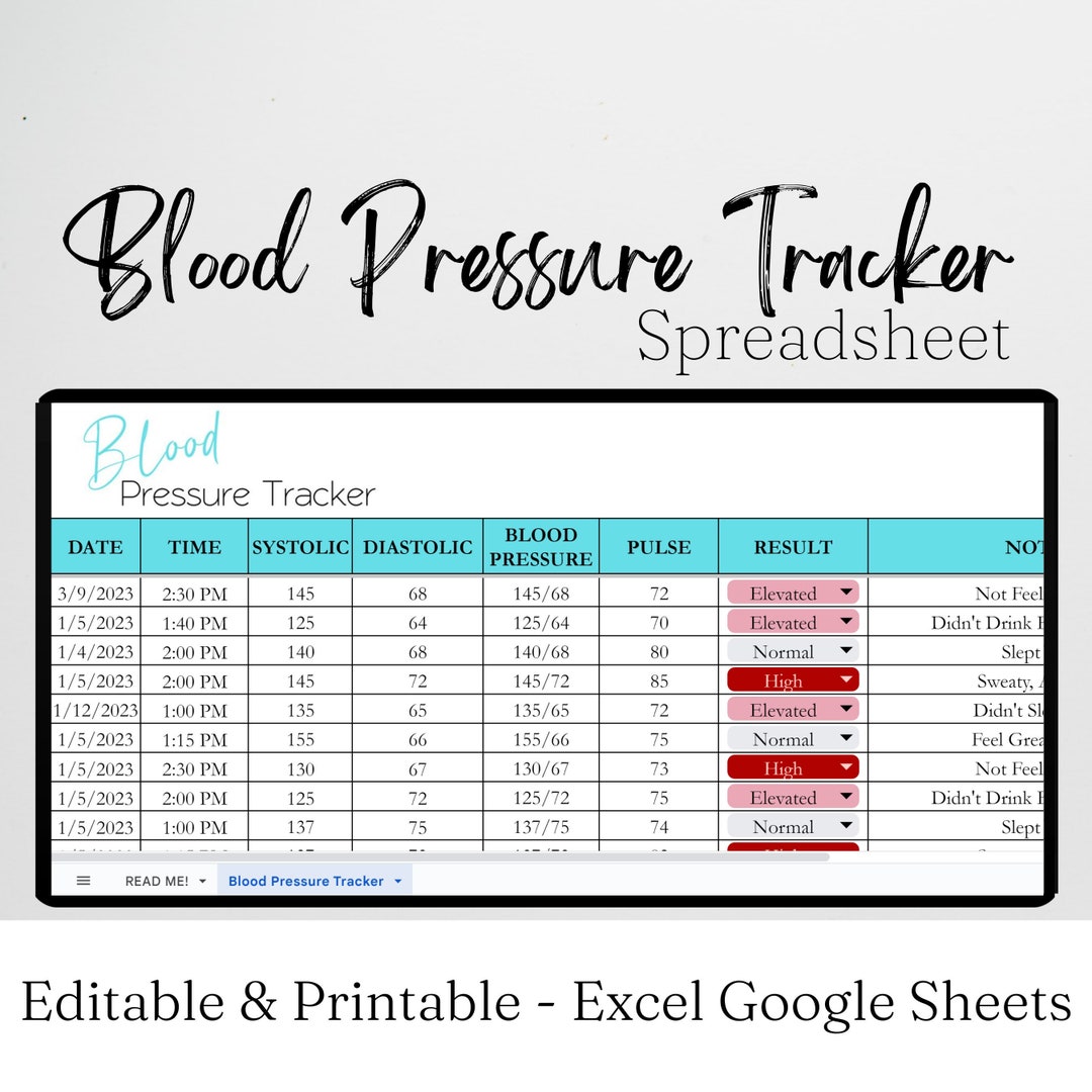 Hypertension Tracker, Medical Tracker, Vitals Tracker Heart Rate, Blood ...