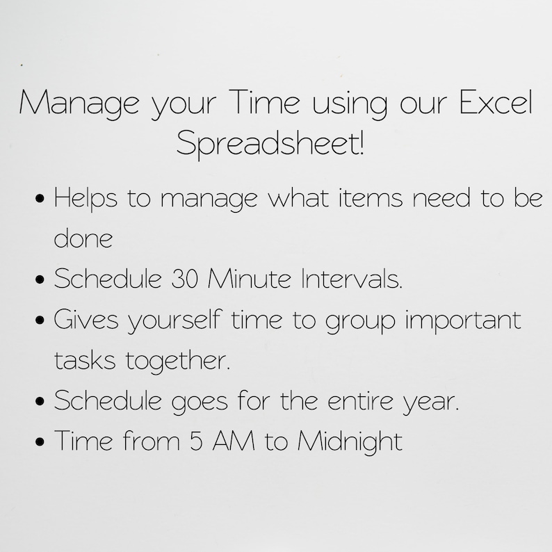 Time Blocking Template Google Sheet, Time Blocking Planner Excel ...