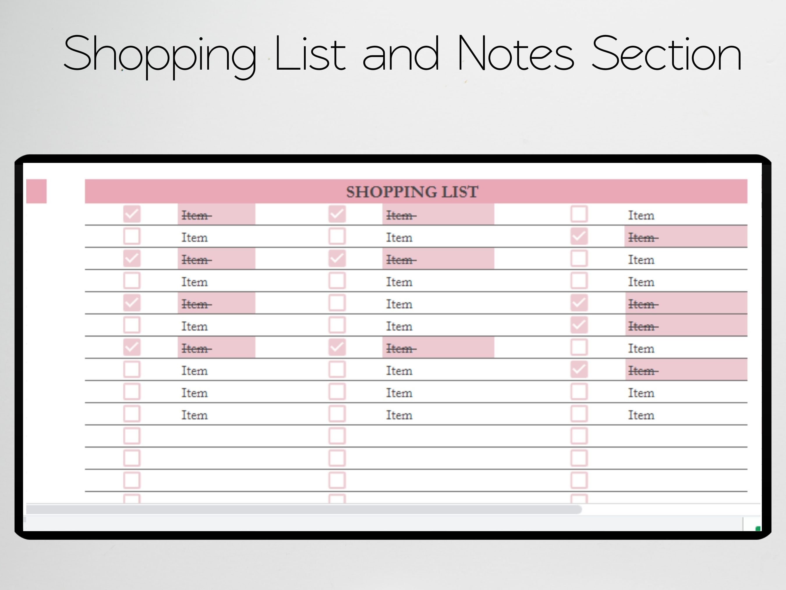 Toiletries Inventory Toiletries Packing List for Travel - Etsy