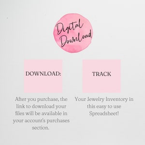 Jewelry Inventory Tracker, Jewelry Making Planner List Excel ...