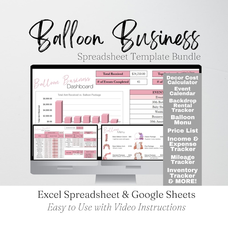 Balloons Artist Planner - Etsy