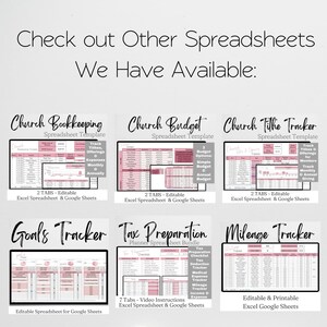 Church Membership Directory Template Excel Spreadsheet, Church ...