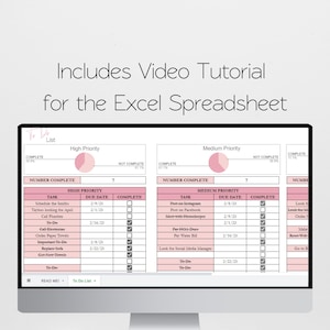 Life Planner Bundle Digital Template Google Sheets, ADHD Digital ...