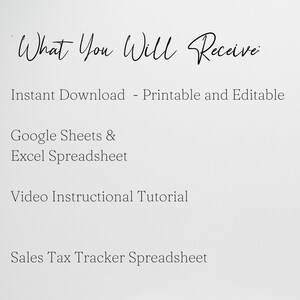 Sales Tax Tracker Spreadsheet Template, Sales Log Small Business Tax ...