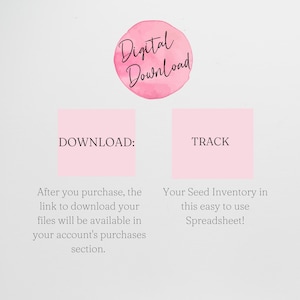 Seed Inventory Tracker, Garden Seeds Organization, Seed Starting, Seed ...
