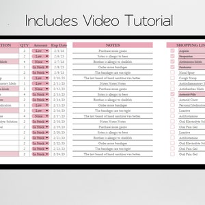 First Aid Kit Checklist, First Aid Checklist, First Aid Supply List ...