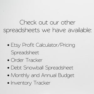 Income and Expense Tracker Small Business for Etsy Sellers, Income and ...