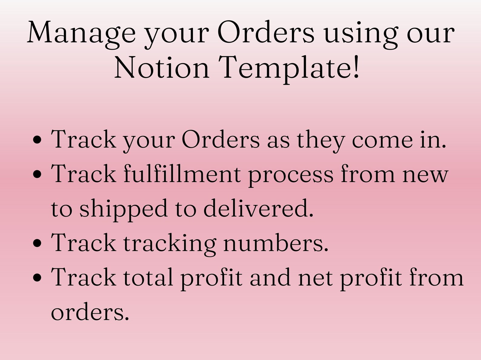 Order Tracker Notion Template Order Tracker Notion Templates, Small ...