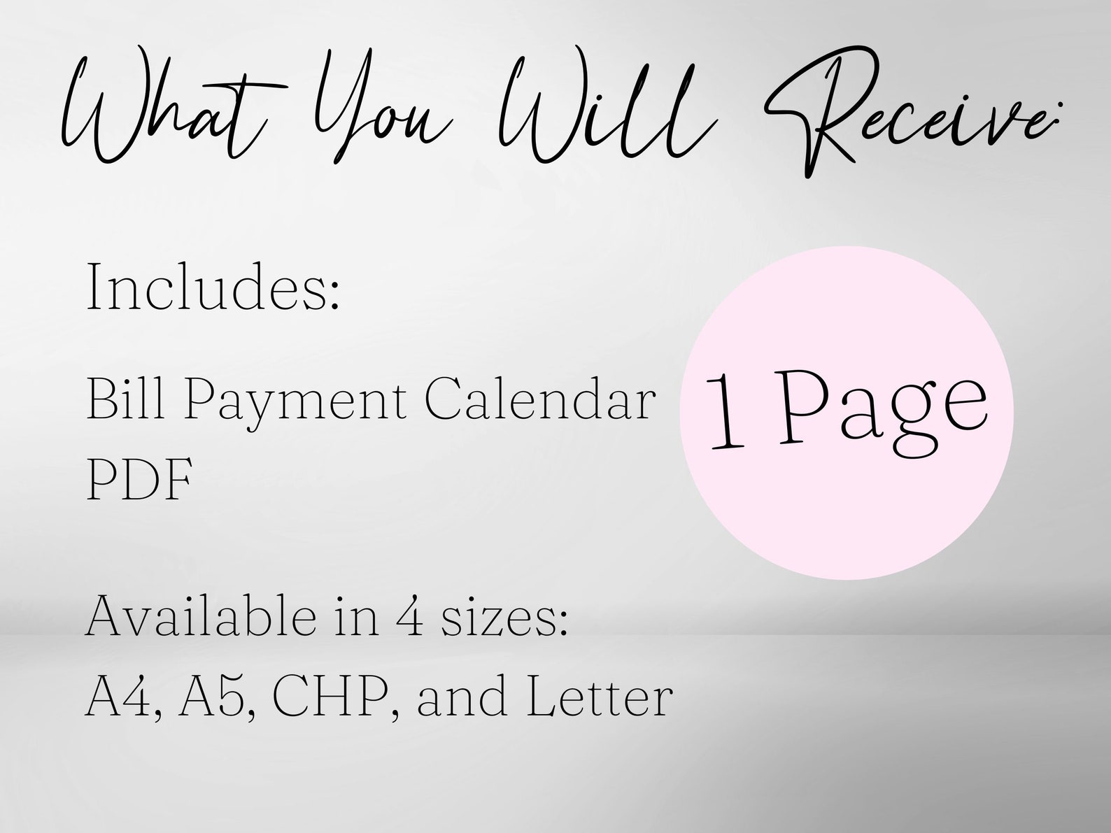 Bill Calendar Printable Bill Payment Calendar Bill Payment - Etsy