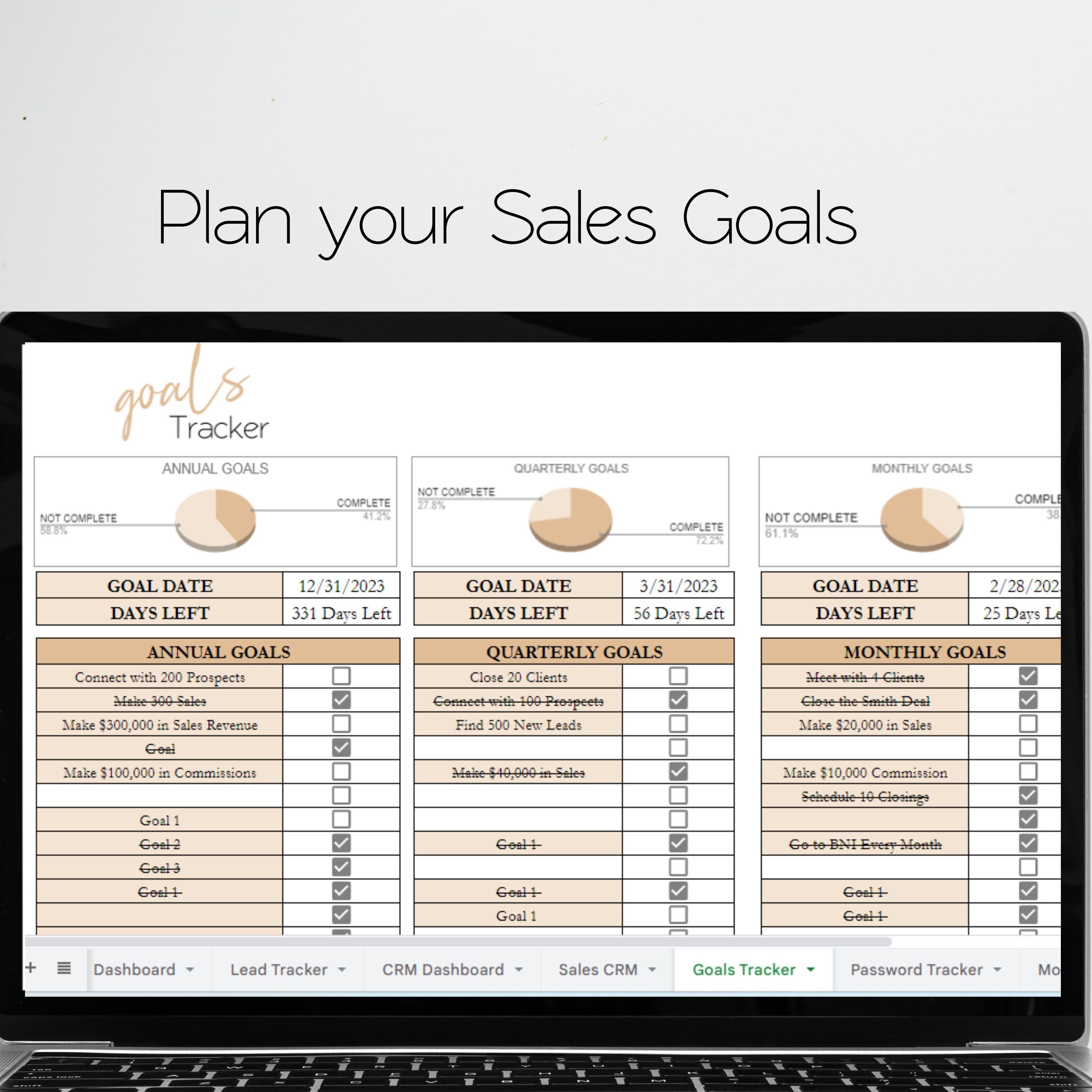 Sales Management Template Excel Spreadsheet, Sales Manager Google ...