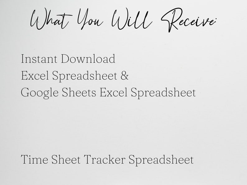 Time Sheet Tracker, Employee Time Tracker, Weekly Time Sheet, Biweekly ...