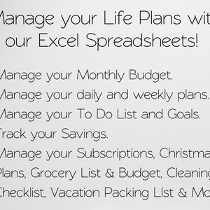 Life Planner Digital Template Google Sheets, Digital Life Planner, Life ...